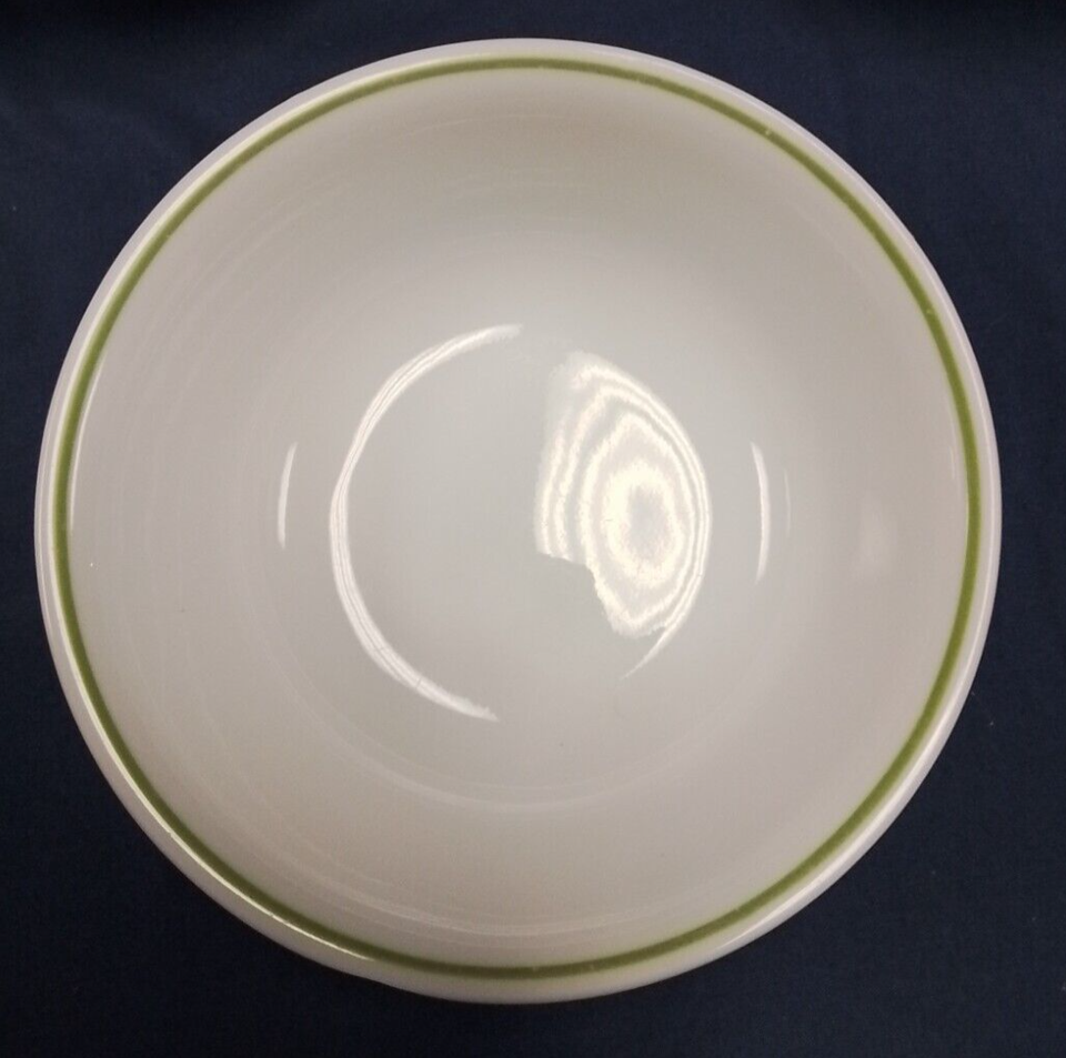 Set Of 3 Corelle Bowls Cereal Soup 6 1/4" Green Band Rim Spring Meadow Vtg | eBay