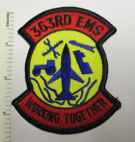 US AIR FORCE 363rd EMS SQUADRON PATCH Original Vintage | eBay