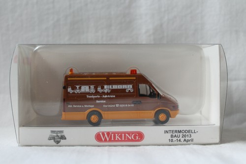Wiking 0286 60 Iveco Daily August Alborn Intermodellbau 2013 | eBay.de