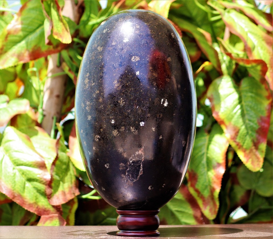 260MM Black Coppernite Crystal Healing Chakra Balance Gemstone ...