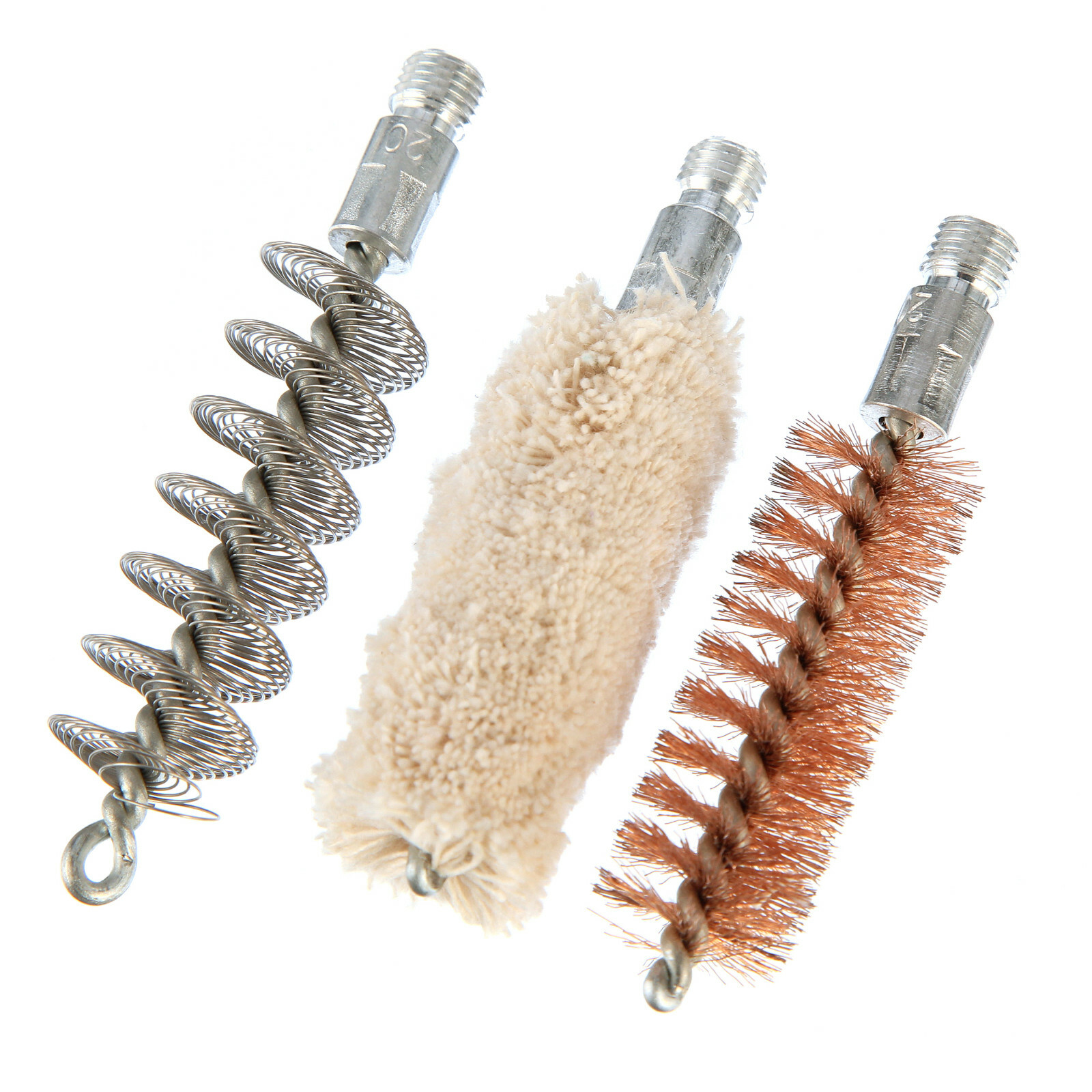 Hoppe's 3-PACK BRUSH & SWAB KIT: TORNADO PHOSPHOR BRONZE CLEANING 20 Ga ...