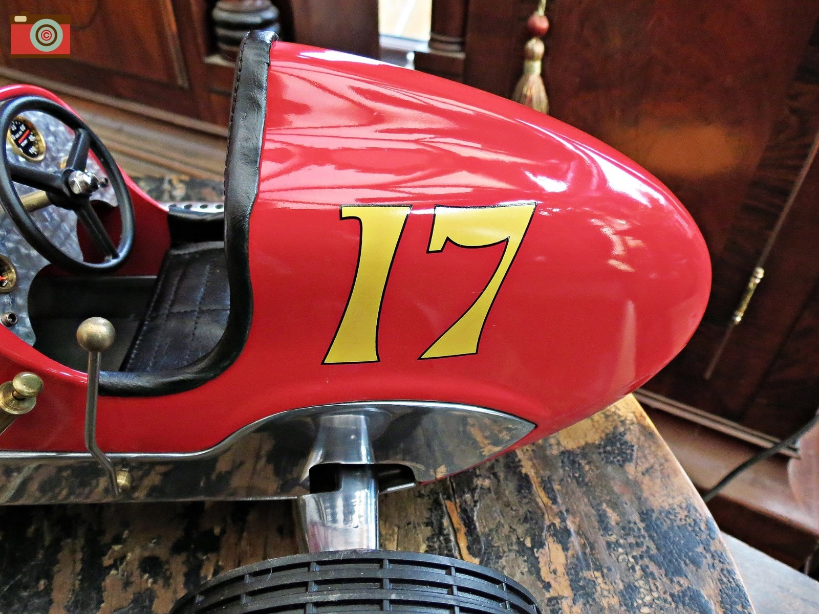 RED BB KORN VINTAGE RACING CAR REPLICA. Tether Car, Authentic Models ...