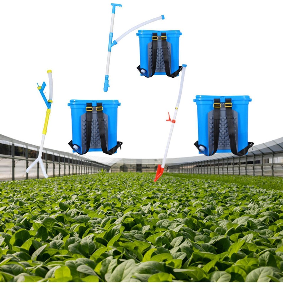 Manual Fertilizer Spreader Fertilizer Applicator 25L for Fieldsds Lawn ...