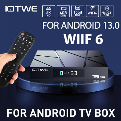 Upgraded Smart Android 13.0 TV Box 128 GB Quad Core 6K 5G WIFI HD ...