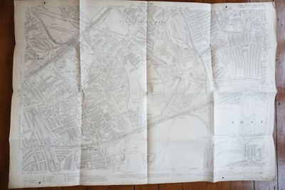 1916 Bromley GER Midland Rly London Tilbury Southend Junction OS ...