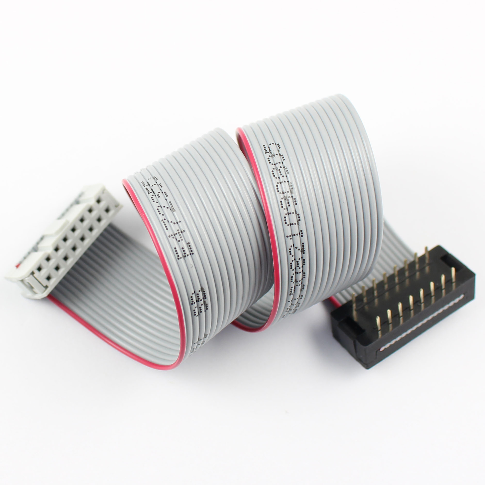 1PCS IDC Male 16 Pin Connector To IDC Female 16Pin Flat Ribbon Cable ...