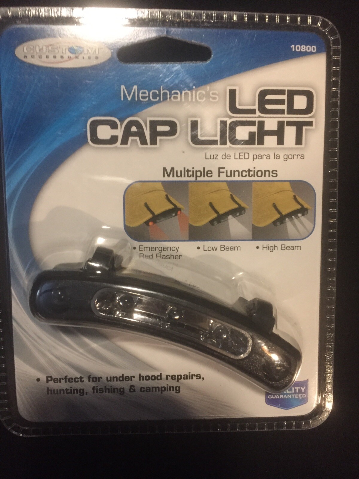 Custom Accessories Mechanics LED Cap Light 10800 for sale online | eBay