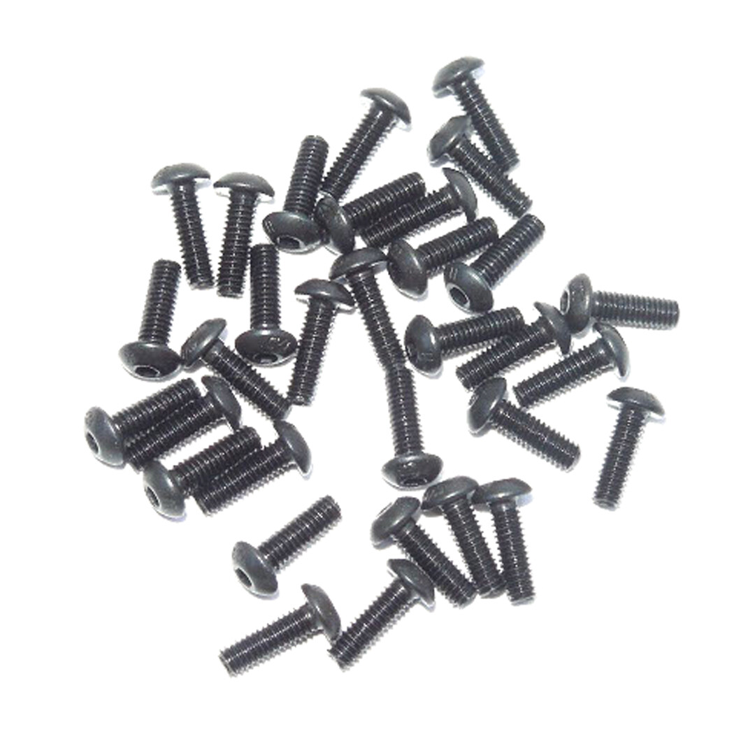 SSD RC SSD00509 Black M2.5 x 8mm Button Head Screws | eBay