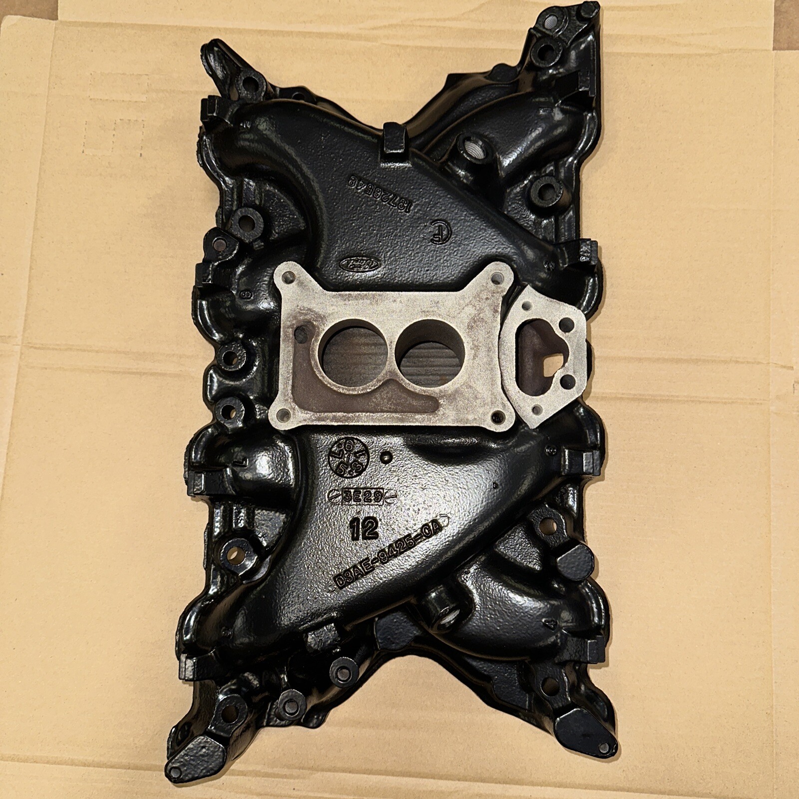 1970 1971 FORD Mustang 351 Cleveland 351c D3AE-9425-CA OEM Intake ...