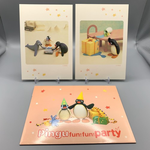 Pingu Fun! Fun! Party Post Card Set Sony Creative Products Inc. Vintage ...