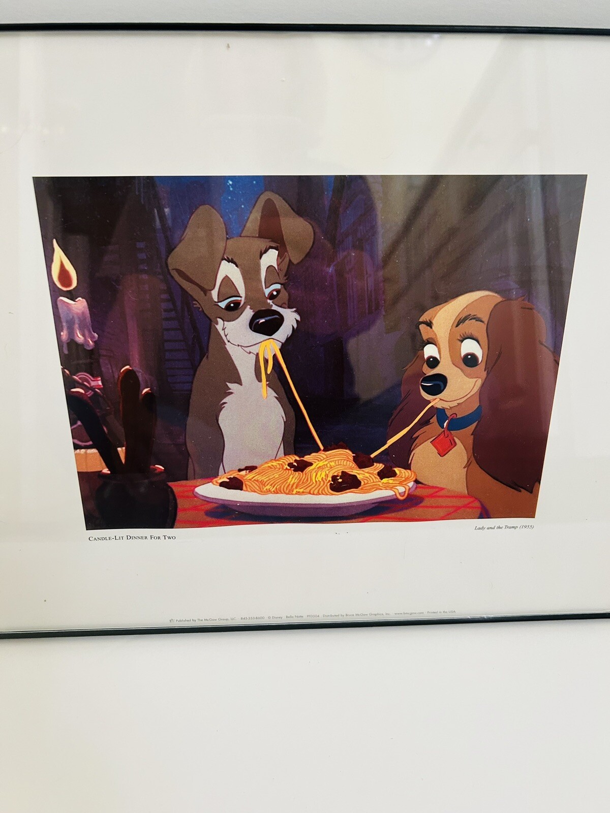 BRUCE MCGAW GRAPHICS: Disney Art - "The Lady and The Tramp Matted ...