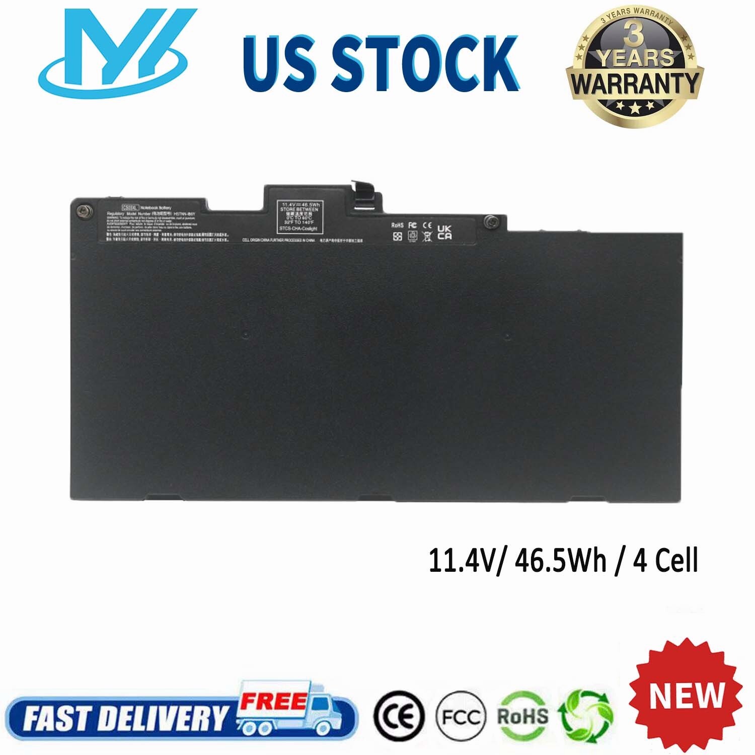 CS03XL Battery For HP Elitebook 745 840 G3 G4 854108-850 800513-001 ...