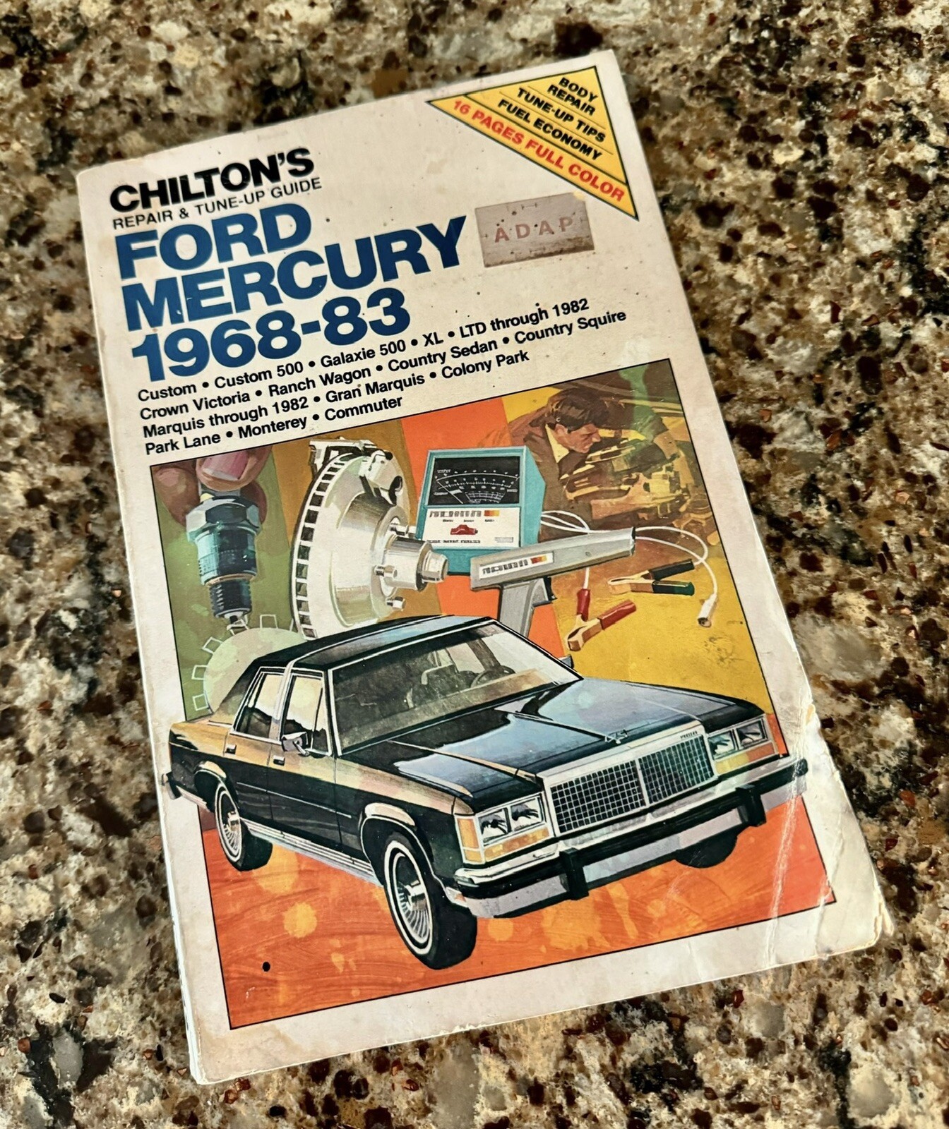 Chilton Repair Manual Ford Mercury Full Size 1968-83 Used | eBay