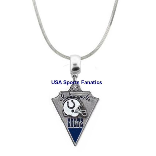 NFL - Indianapolis Colts Team Logo Necklace On A 925 Snake Chain ...