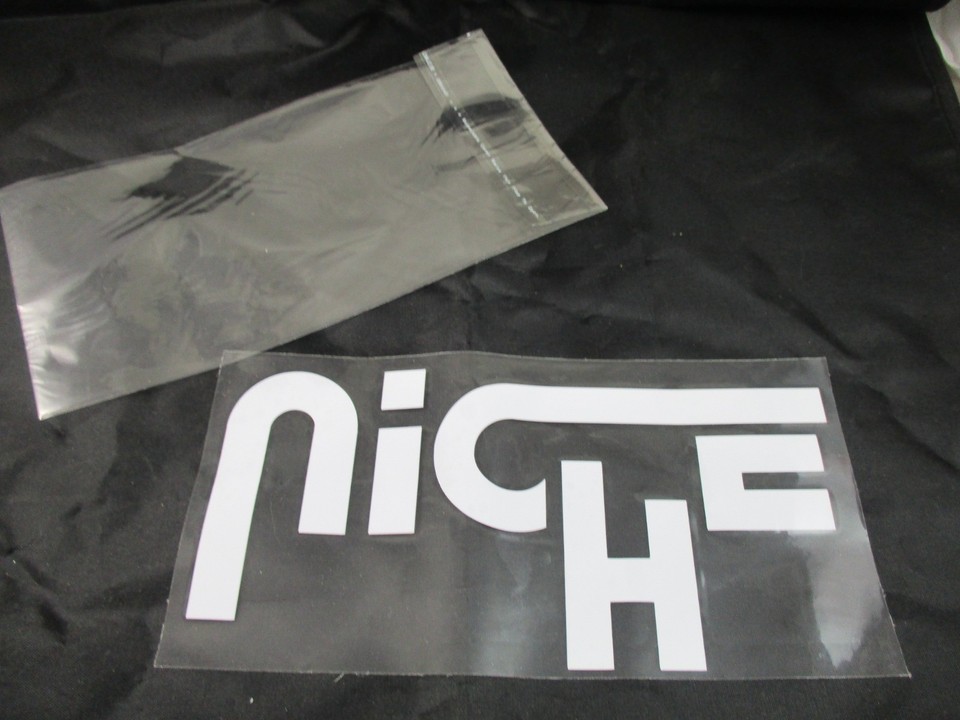 NICHE CLEAR SELF ADHESIVE STICKERS* (FOR 10 STICKERS) | eBay