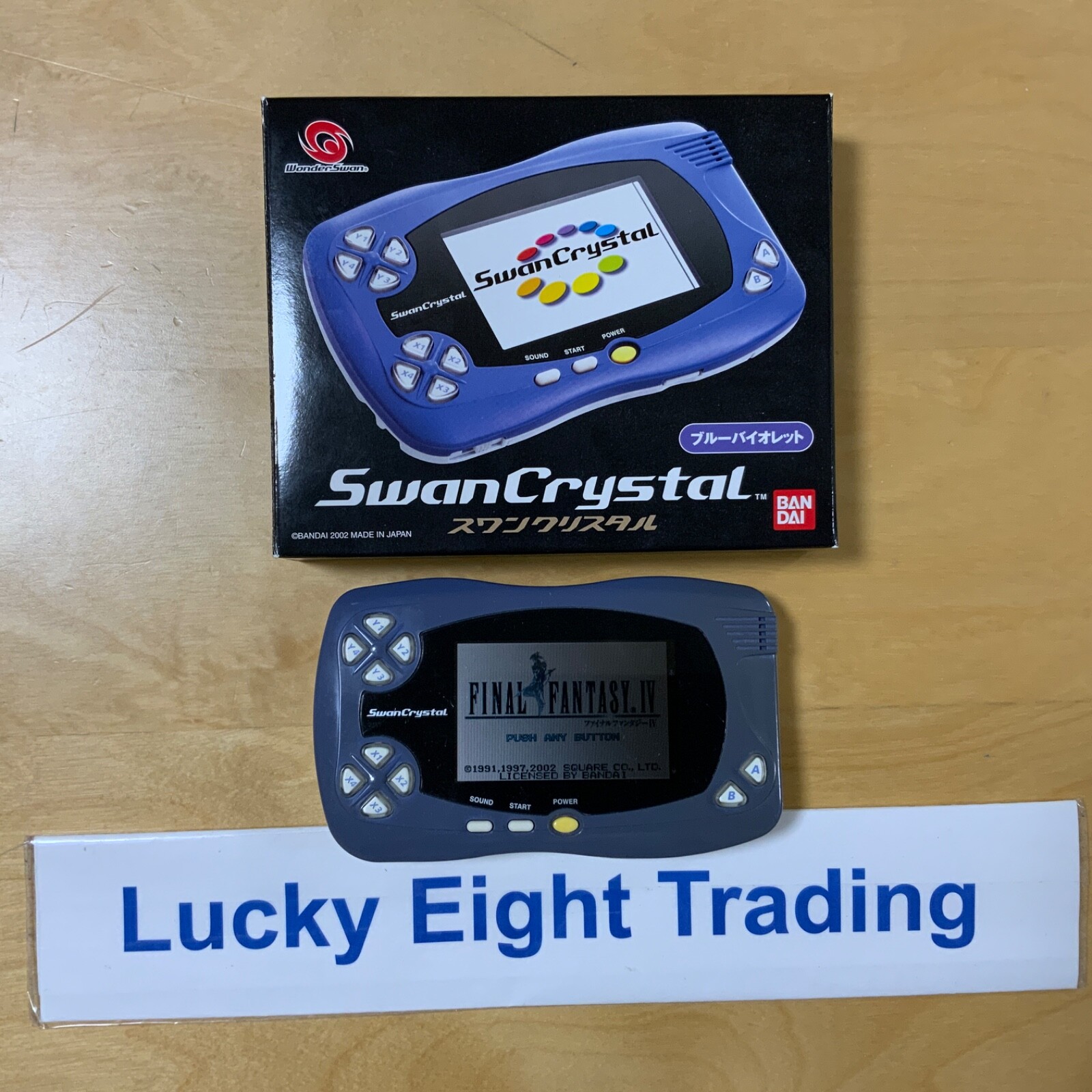 Bandai WonderSwan Swan Crystal Blue Violet Console Box [BOX] | eBay