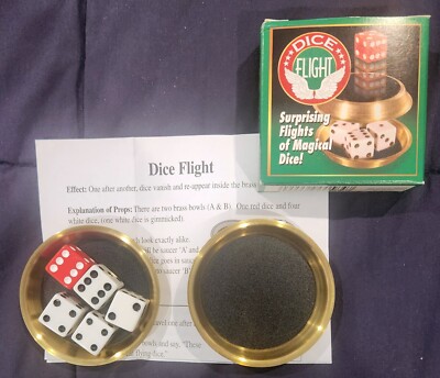 Empire Magic DICE FLIGHT - brass - new with English instructions | eBay