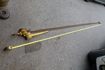 VTG DRESSER M TUGIT 3 TON LEVER CHAIN HOIST, 11 FT DOUBLE CHAIN FALL | eBay