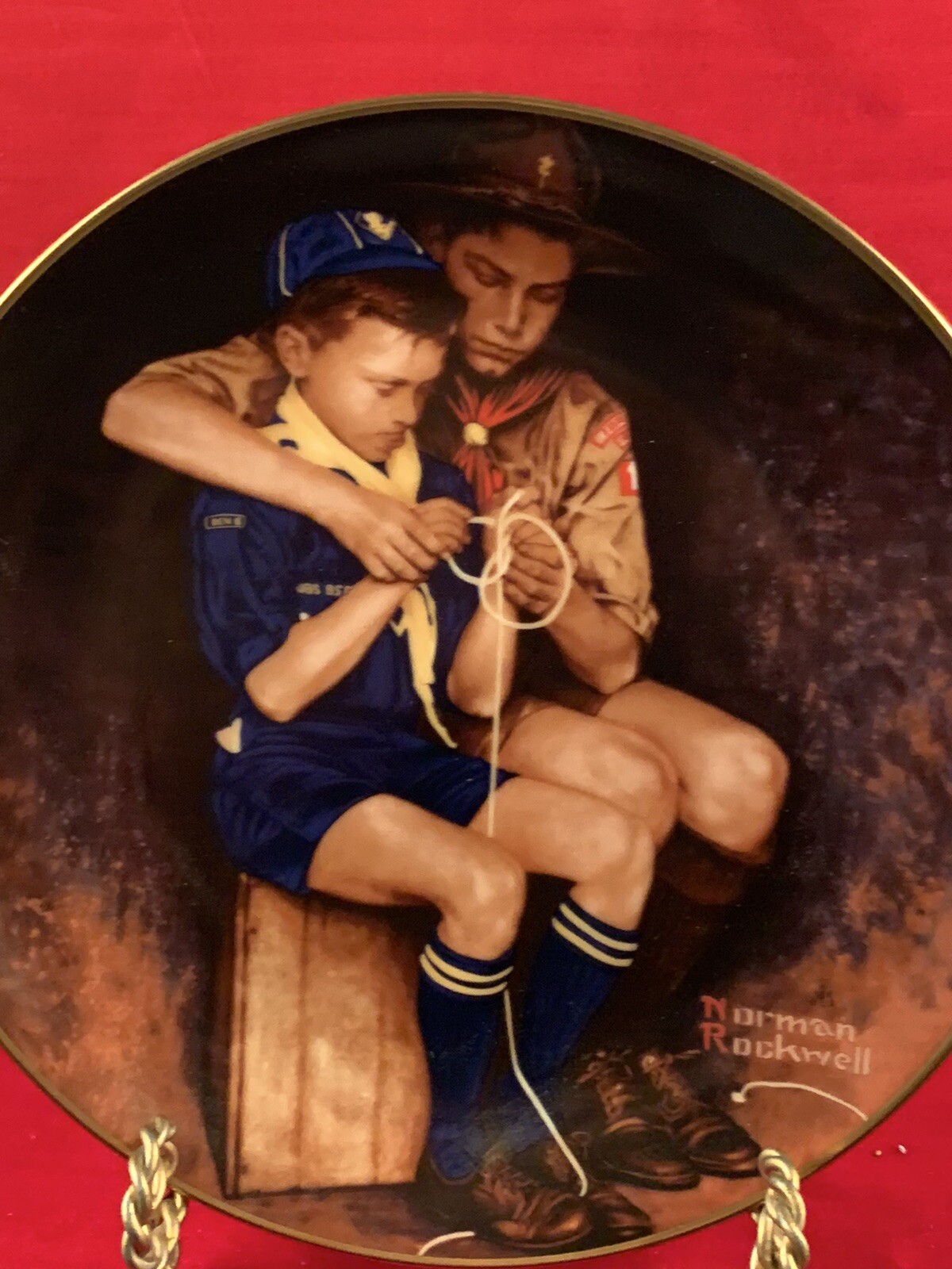 Guiding Hand Collector Plate by Norman Rockwell-MIB-Ships Free | eBay