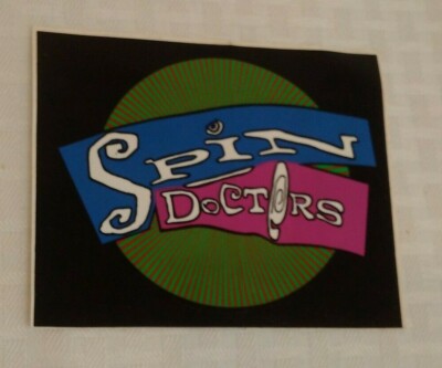 Vintage SPIN DOCTORS Band Logo Decal Promo Sticker 1990s NOS New Rare ...