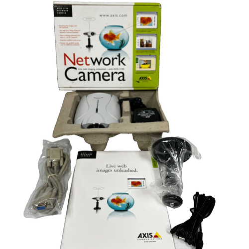 NEW Axis 2100 Network Camera Color Video Indoor with Stand AC Adapter Ethernet | eBay