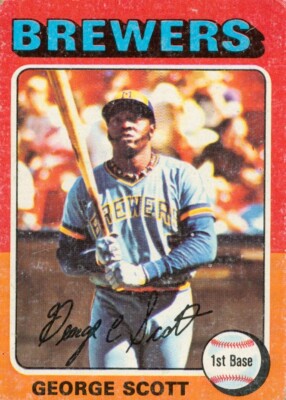 1975 Topps Mini George Scott 360 Brewers VG | eBay