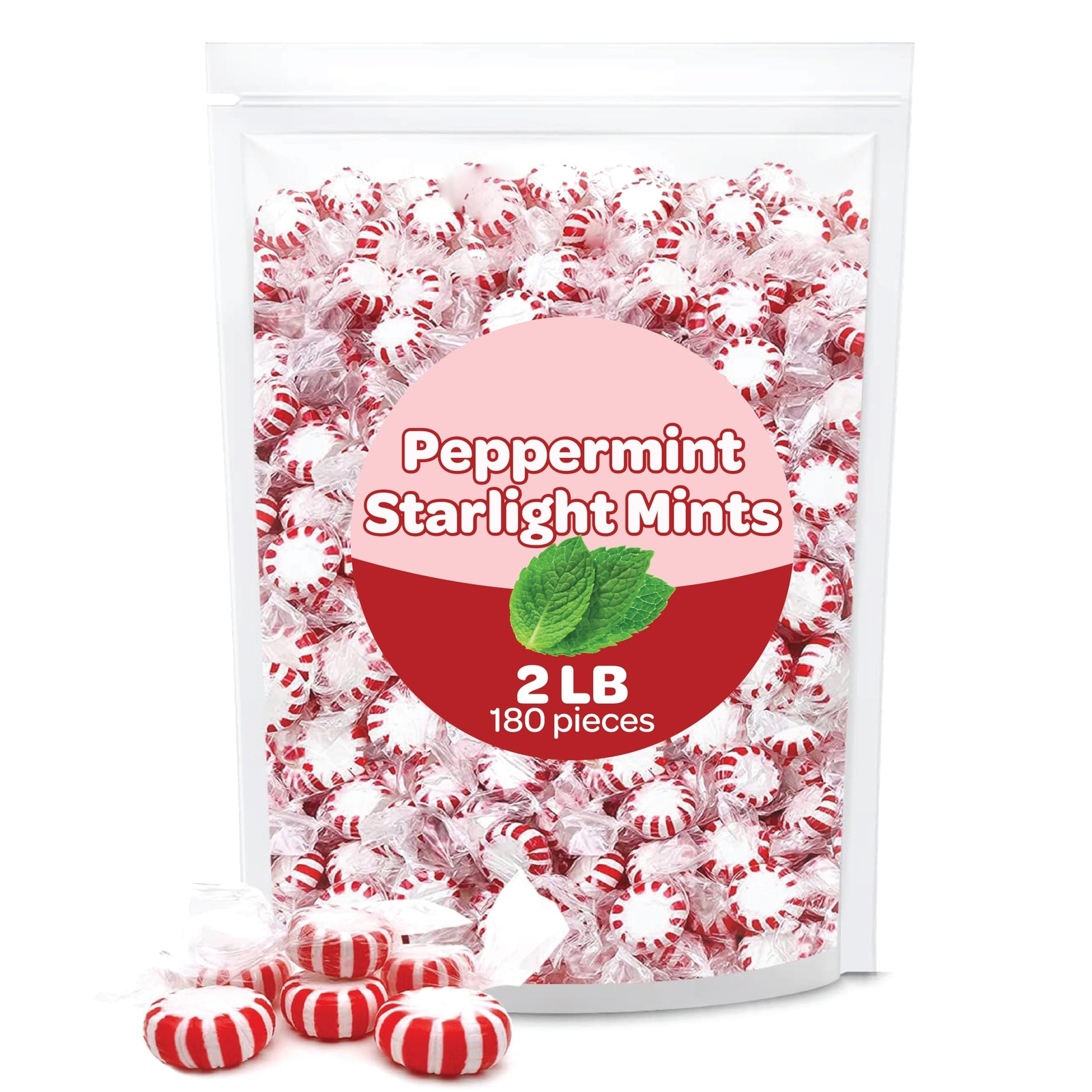 Peppermint Starlight Mints Hard Candy, Bulk Pack 2 Pounds | eBay