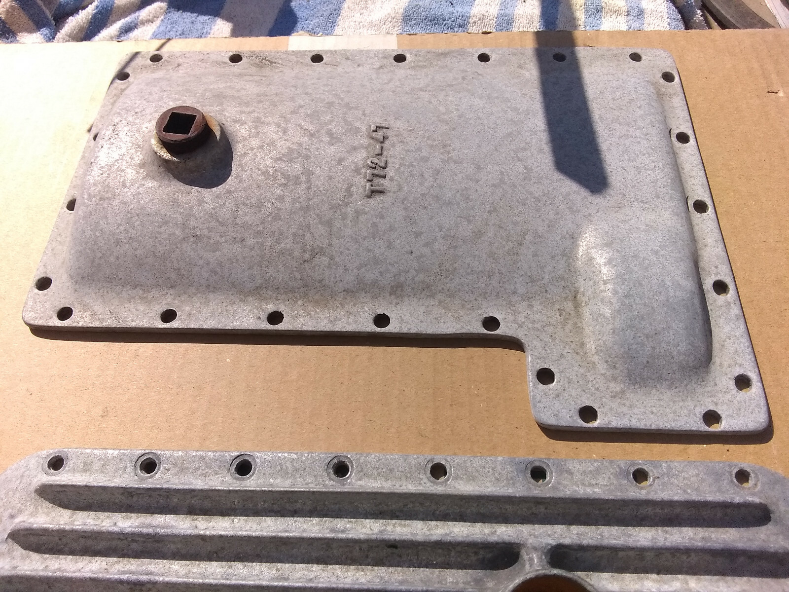 Duesenberg Engine Motor Cover Radiator Cap OIL PAN Parts lot J A Auburn ...