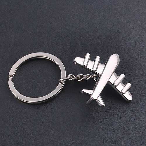 Mini Model Airplane Jet Keychain Aircraft Plane Key Ring Chain 3D Toy ...