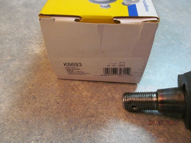 Suspension Ball Joint Front Lower Moog K6693 for sale online | eBay