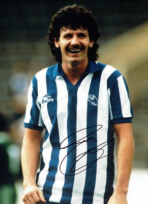 Terry CURRAN Signed Autograph 16x12 Photo 1 Sheffield Wednesday OWLS ...