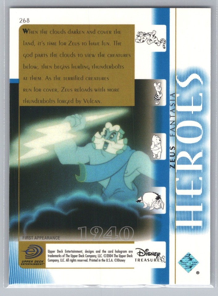 2003 Disney Treasures #268 - Heroes - Zeus Fantasia | eBay