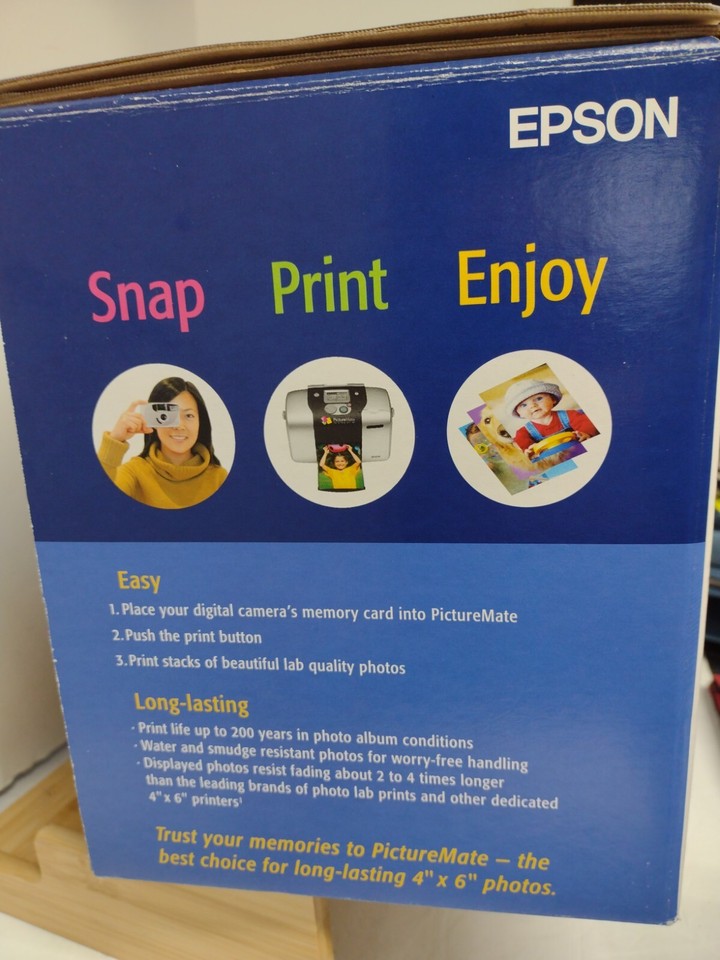 Epson PictureMate Personal Photo Lab Printer Picture Mate Complete ...