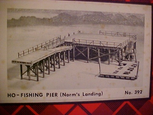 HO scale Campbell Scale Models Norm’s Landing Fishing Pier Craftsman ...
