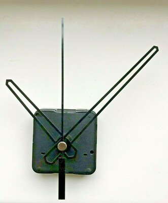 Clock Movement - Quartz Black Sweeping Hands - AA Battery Powered ...