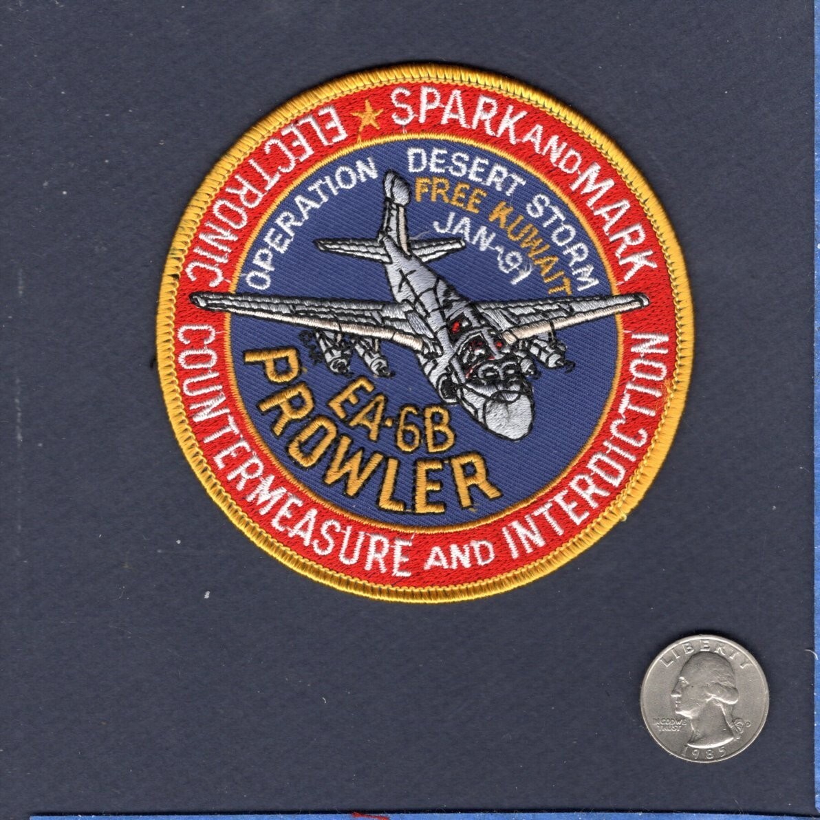 EA-6B PROWLER Desert Storm 1991 US NAVY VAQ USMC VMAQ Grumman Squadron Patch | eBay