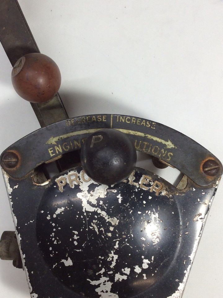 WWII US Army Curtiss P-40 Warhawk Pilot’s Throttle Quadrant Assembly ...
