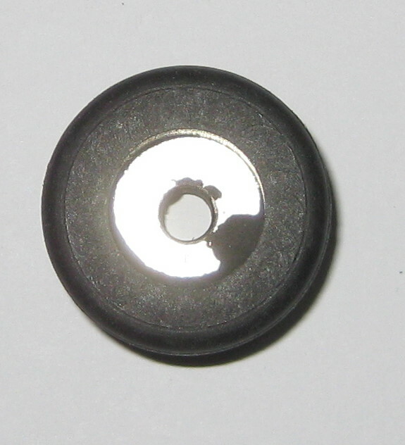 4 X Heavy Duty Unthreaded Bumper w/ Metal Washer - 1" Dia. X 5/8" - 3/ ...