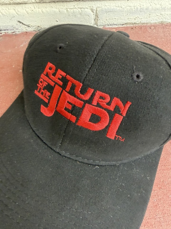 Vintage Star Wars Return of The Jedi Hat SnapBack Black Sith 80s 90s ...