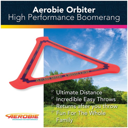 Aerobie Orbiter Boomerang 11.5 Inch High Performance Toy for Kids and ...