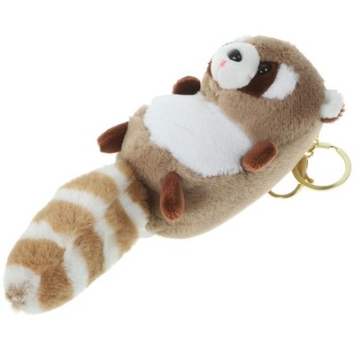 Small Racoon Stuffed Animal Keychain Backpack Pendant Decoration Bag ...