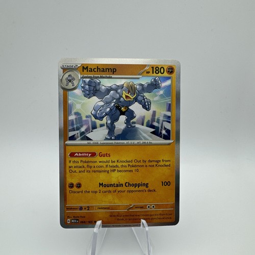 Machamp 068/165 - Pokemon TCG Scarlet & Violet 151 - NM - Holo Rare ...