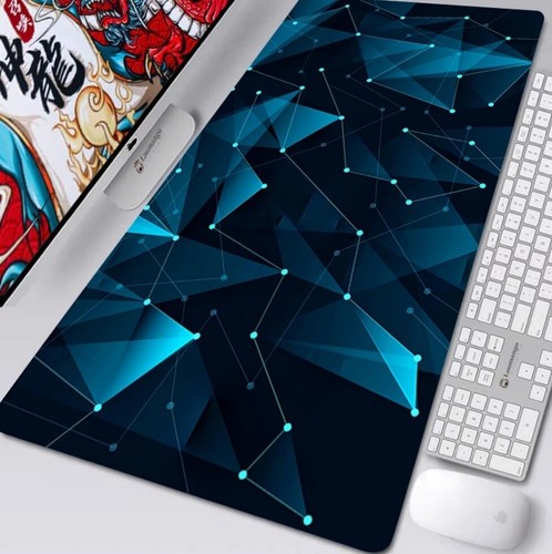90x40cm Large Anti-slip Mouse Pad Desk Mat Geometry Abstract Gaming ...