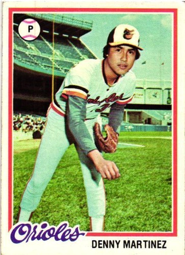 DENNY MARTINEZ 1978 Topps #119 FREE SHIPPING B12R4S6P25 | eBay