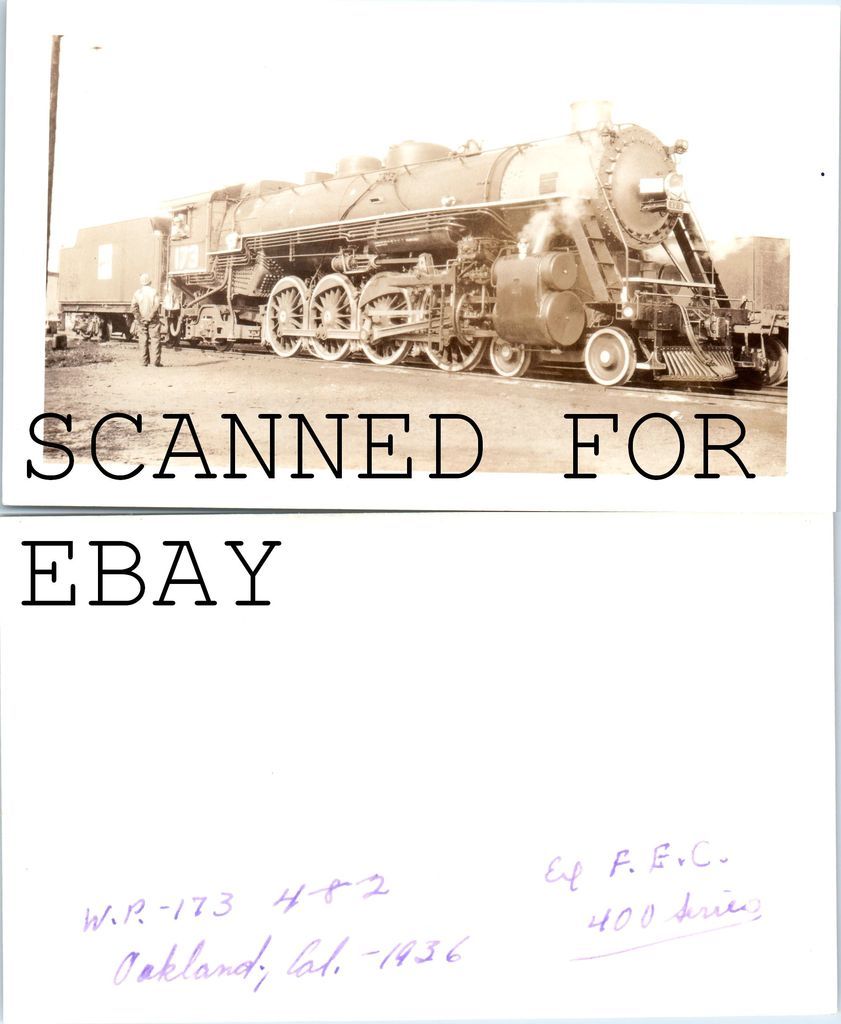 1936 Western Pacific #173 Oakland California VINTAGE RAILROAD PHOTO | eBay