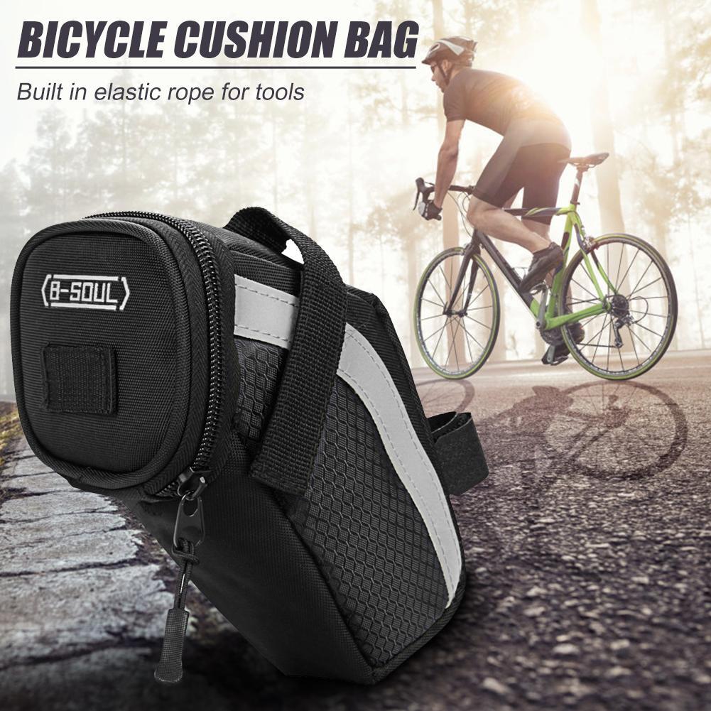 Bicycle Saddle Rear Tool Bags Bike Seatpost Seat Tail Bags (Black) | eBay