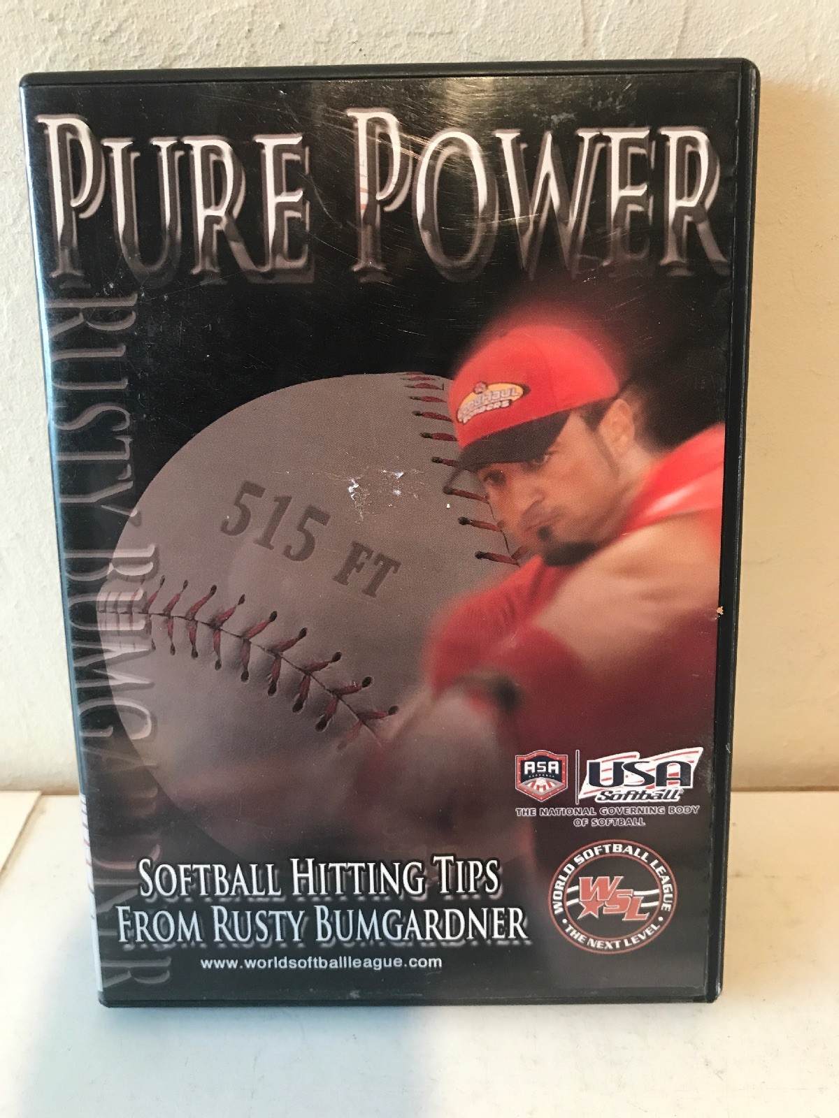 PURE POWER-RUSTY BUMGARDNER-SOFTBALL HITTING TIPS-REGION 1 DVD | eBay
