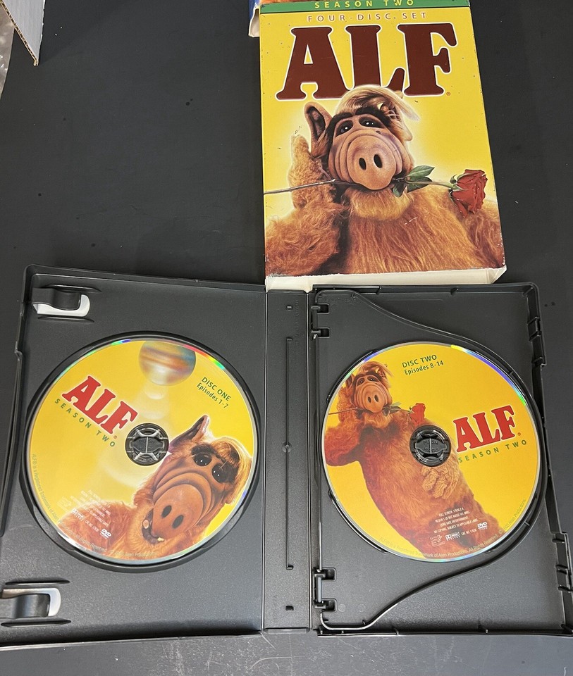 ALF TV Series Set Seasons 1 and 2 DVD Box Sets 4 Discs Each 8 Total ...