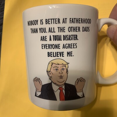 Funny Trump Head Papa Mug Donald Trump Coffee Cup Gifts. No Box Go ...