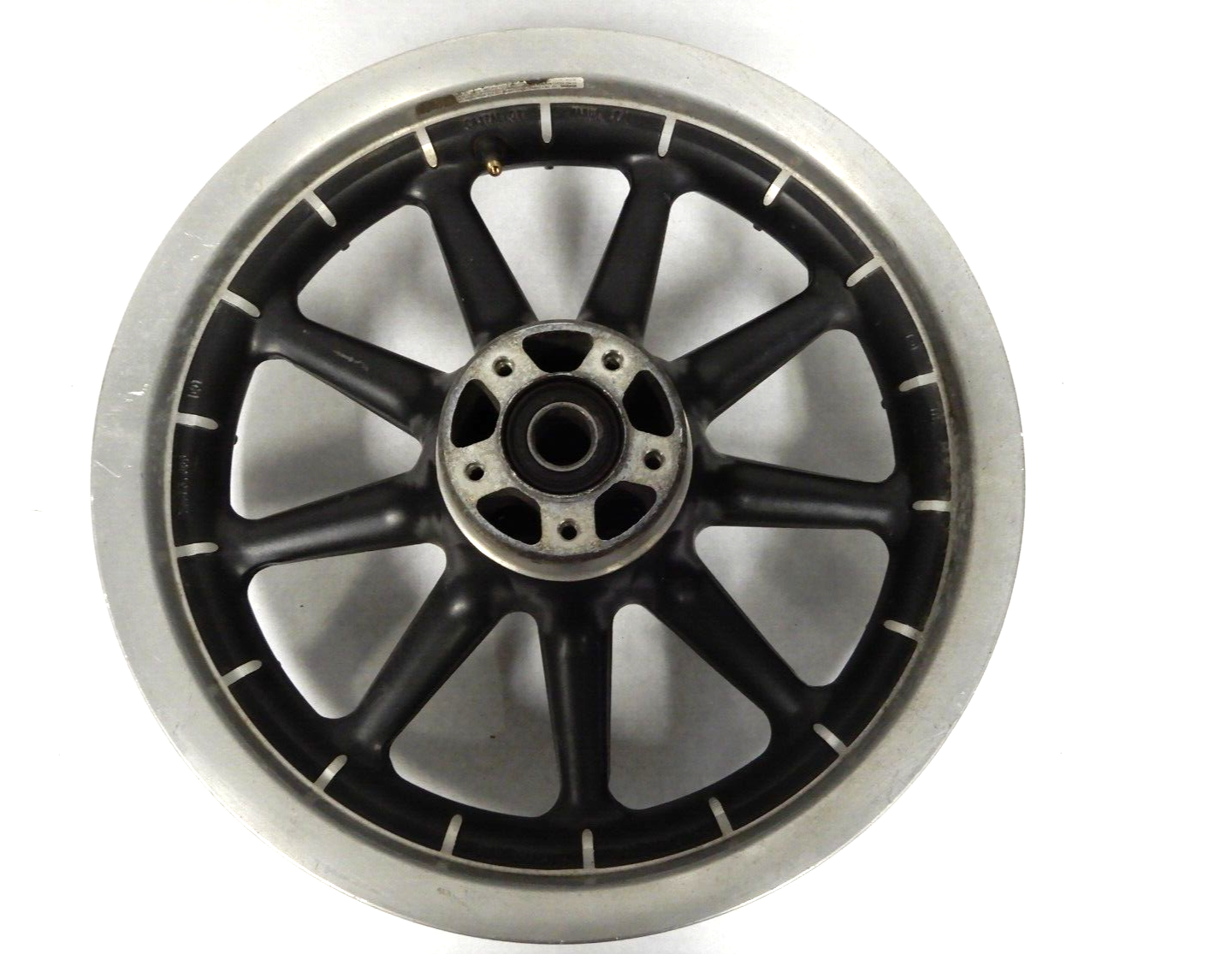 OEM Harley Davidson TOURING 9-Spoke Front Wagon Wheel BLACK Mag 16x3 ...